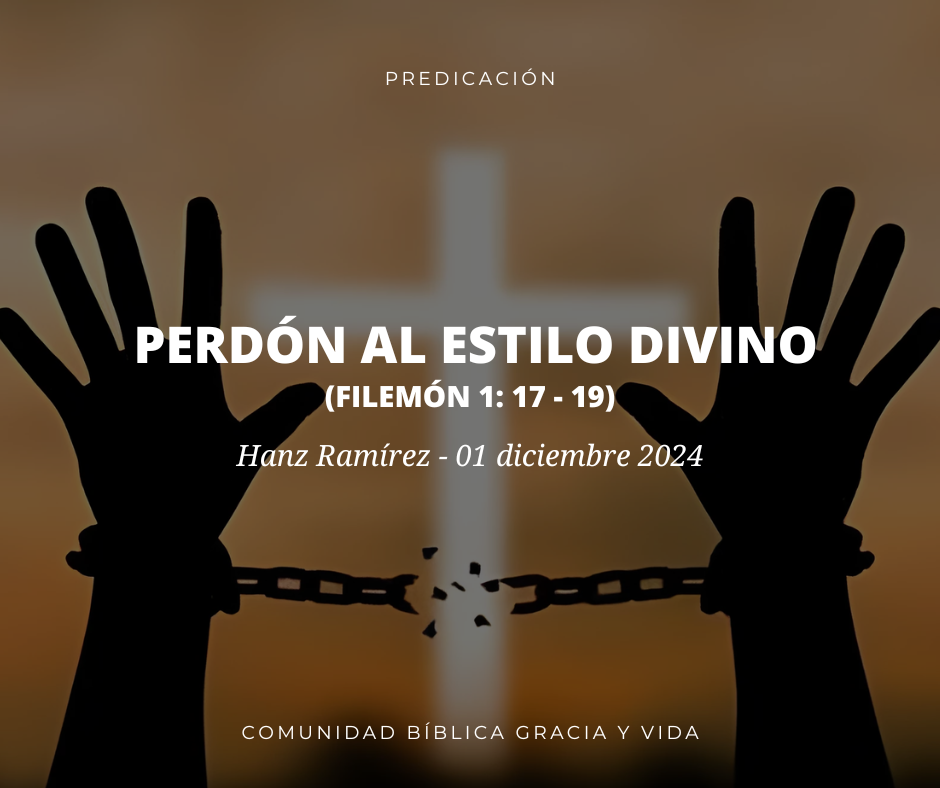 PERDÓN AL ESTILO DIVINO